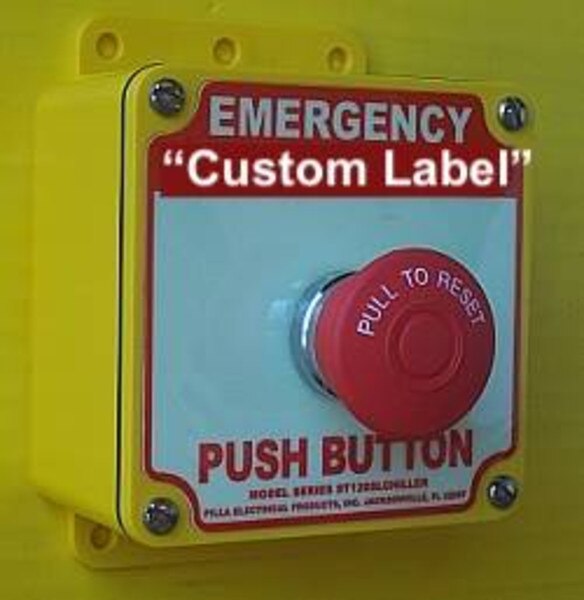 Pilla Electrical ST120SL-Ventilation Stop | Emergency Push Button ...
