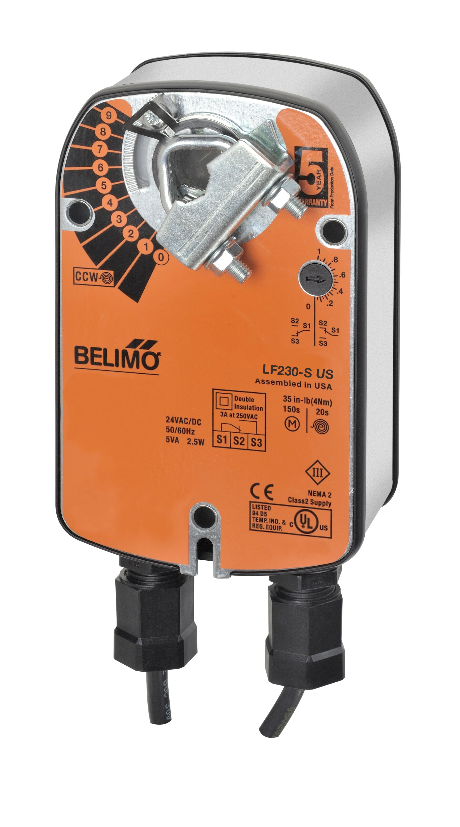 Belimo LF230-S US | Spring Return Damper Actuators | EnergyControl.com