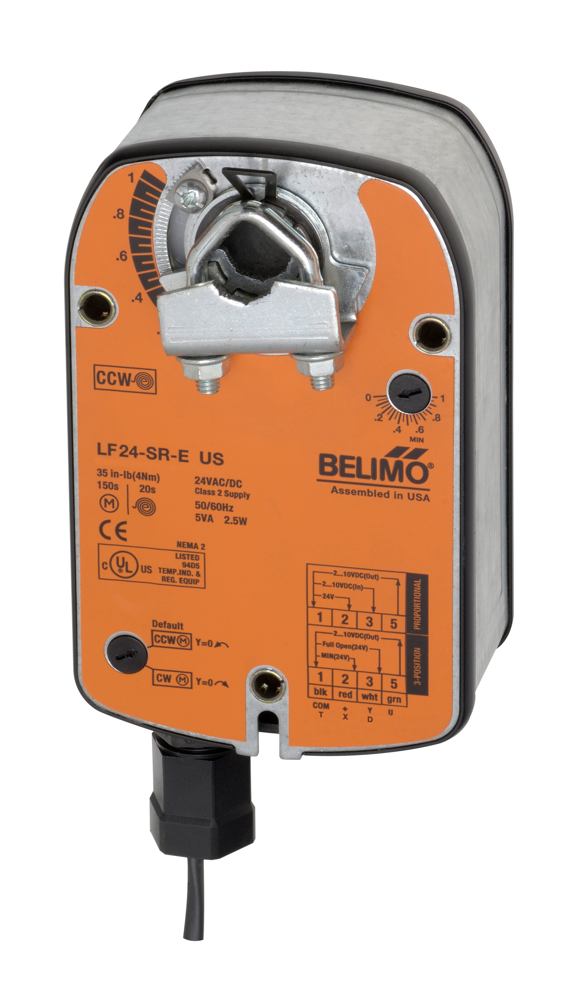 Belimo LF24-SR-E US | Spring Return Damper Actuators | EnergyControl.com