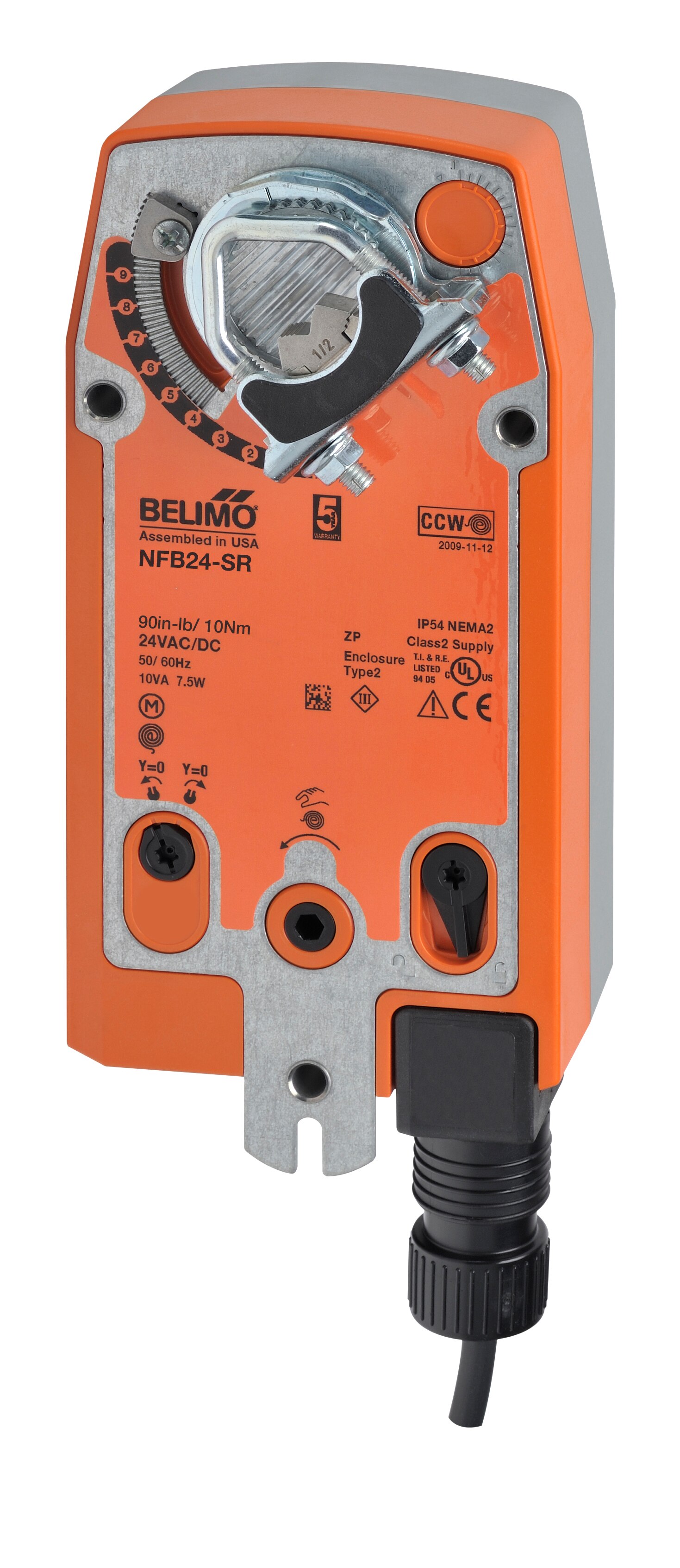 Belimo NFB24-SR | Spring Return Damper Actuators | EnergyControl.com