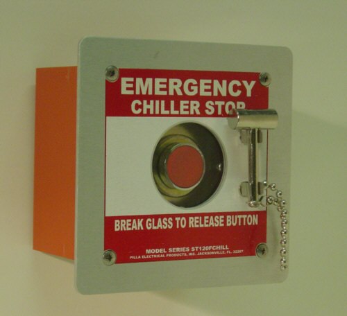 Pilla Electrical ST120FN4SL-Chiller Stop | Break Glass Emergency ...