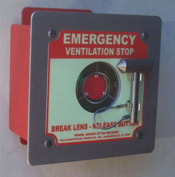 Pilla Electrical ST120FN4SL-Ventilation Stop | Break Glass Emergency ...