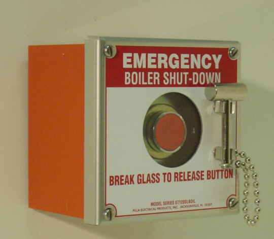 Pilla Electrical ST120SN1SL-Boiler Shut Down | Break Glass Emergency ...