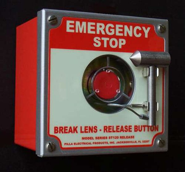 Pilla Electrical ST120SN1SL-Stop | Break Glass Emergency Operator ...