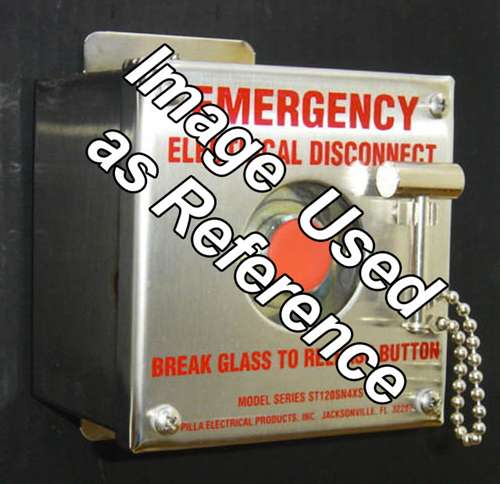 Pilla Electrical ST120SN4XS304SL-Ventilation Stop | Break Glass ...